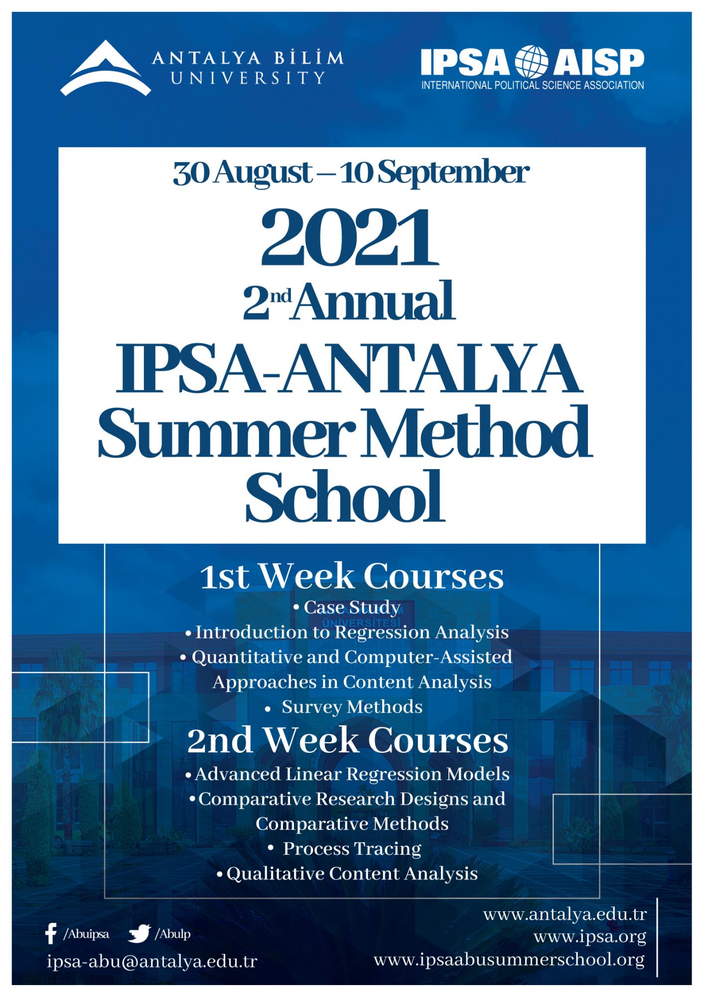IPSA Summer School - Antalya | IPSA